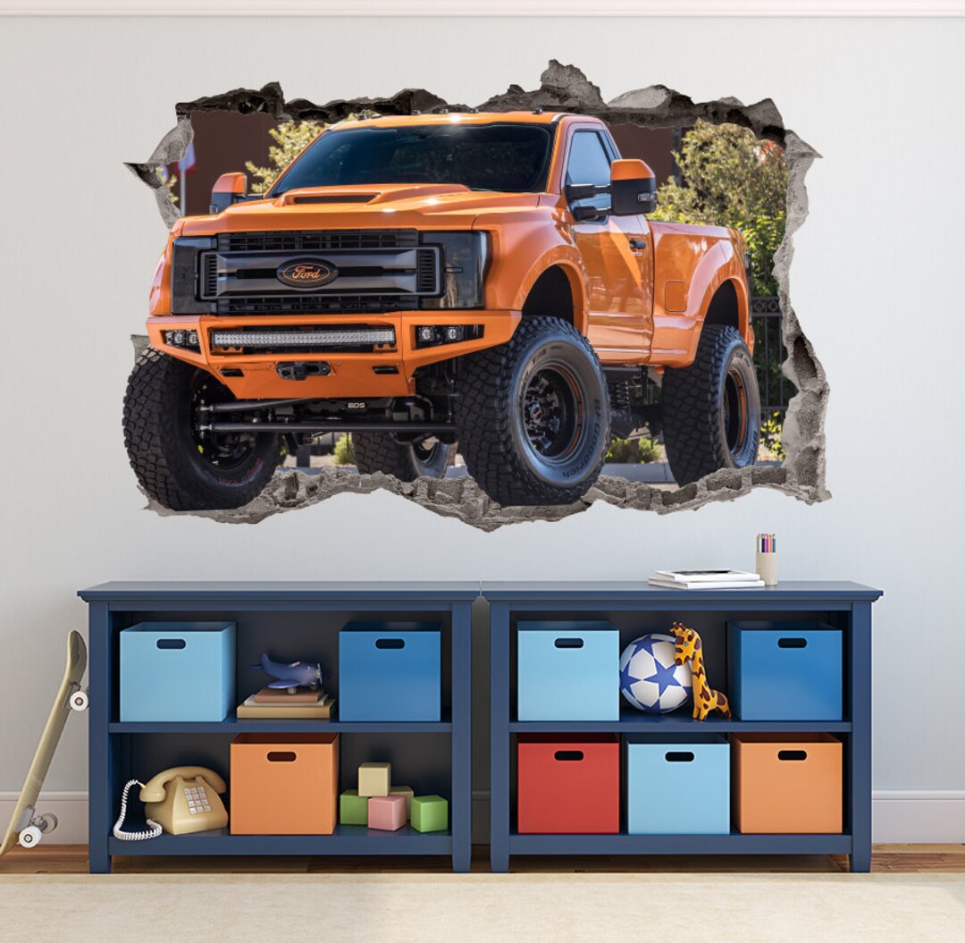 Ford Pickup Truck Wall Decal 3D Art Stickers Vinyl Wall Decor - Etsy