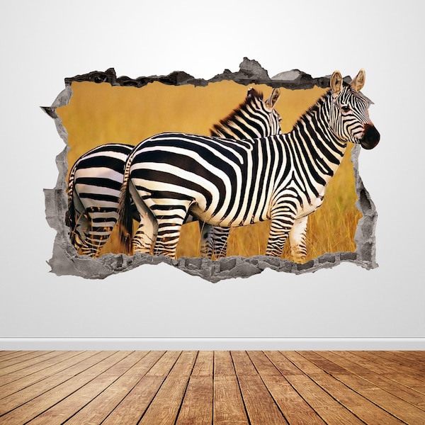 Zebra Decal - Etsy