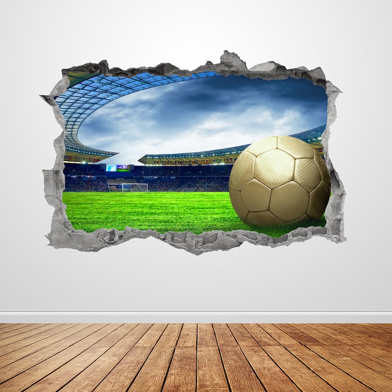 Soccer Wall Decal - Etsy