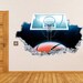 Basketball Smashed 3D Wall Decal Sports Vinyl Decor Sticker - Etsy