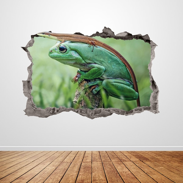 Frog Wall Decal - Etsy