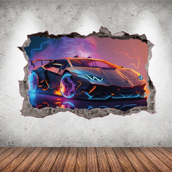 Lamborghini Ai Art - Etsy
