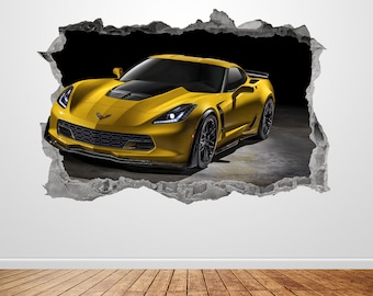 Corvette Wall Art | Etsy