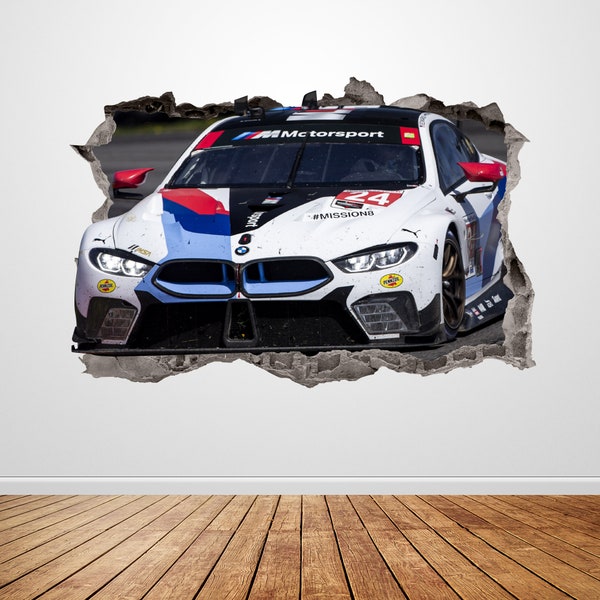 Bmw Car Wall Sticker - Etsy