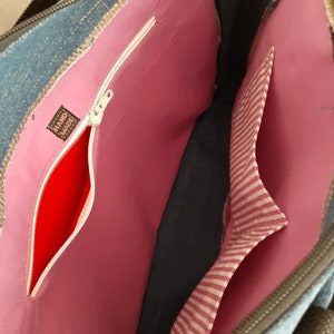 Denim Laptop Bag Casual Jean Bag for College Laptop Case of - Etsy