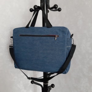 Denim Laptop Bag Casual Jean Bag for College Laptop Case of - Etsy