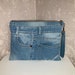 Casual Denim Clutch Bag Evening Clutch of Shabby Jeans With - Etsy