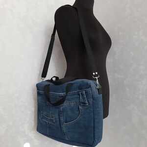 Denim Laptop Bag Casual Jean Bag for College Laptop Case of - Etsy