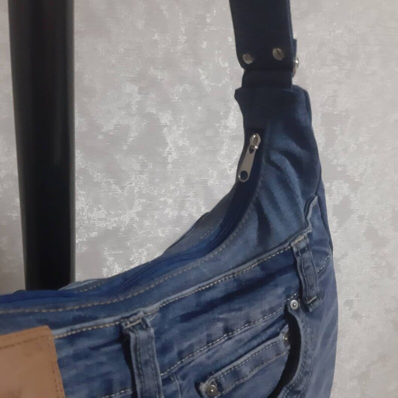 Crossbody Denim Bag Medium Size Jean Shoulder Bag Casual - Etsy