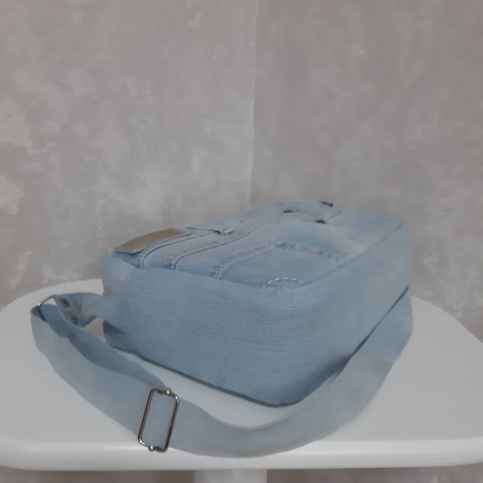 Casual Denim Bag Jean Crossbody Purse Blue Shoulder Bag of | Etsy