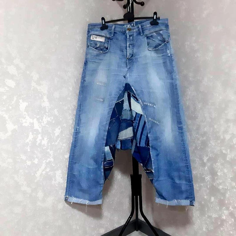 Abstract Jeans - Etsy