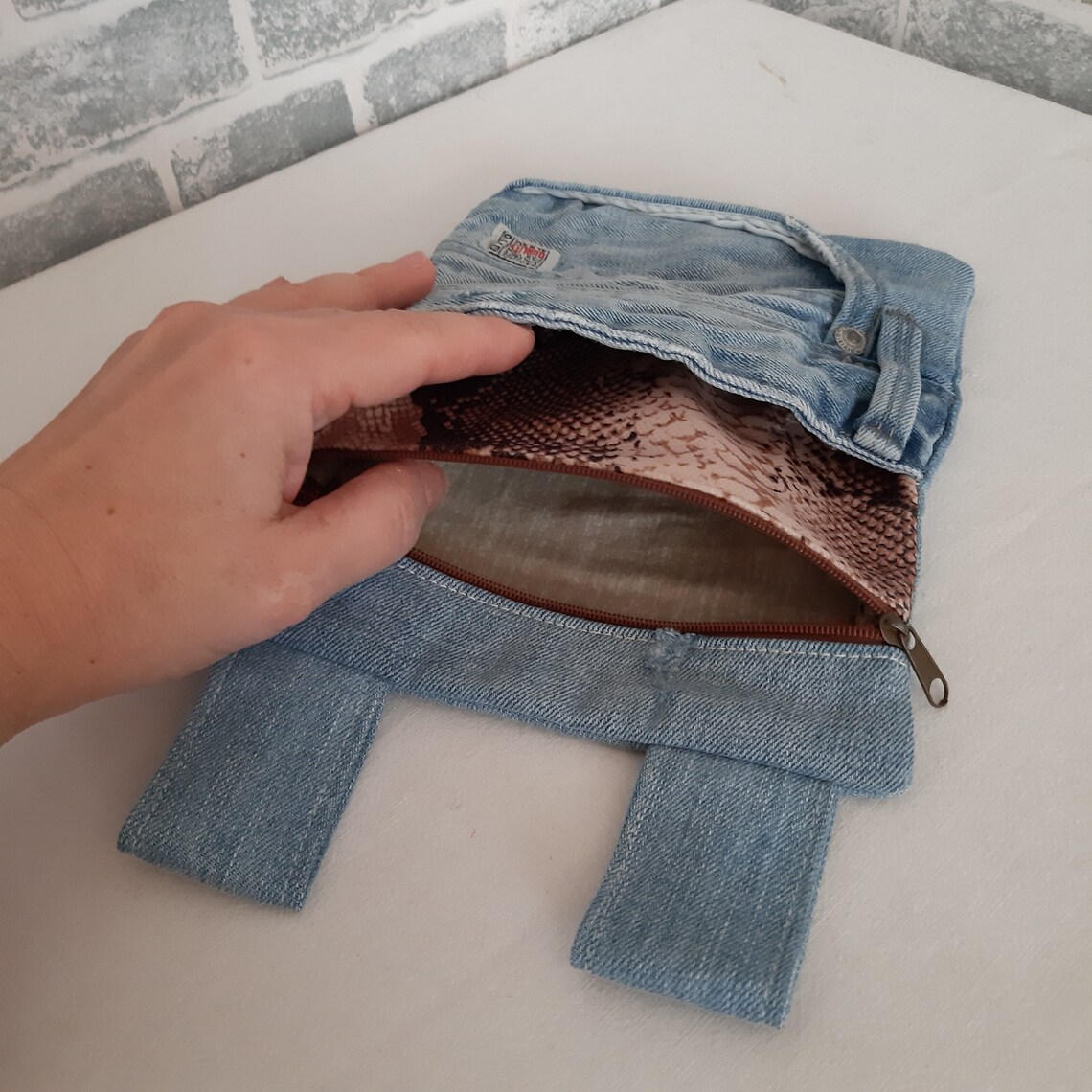 Gift set of denim bags for womens | Etsy