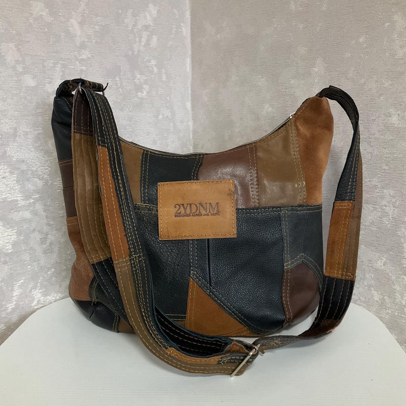 Patchwork Leather Bags - Etsy