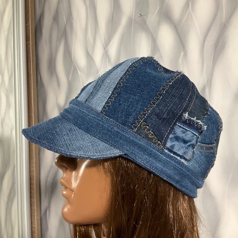 Denim Hat - Etsy