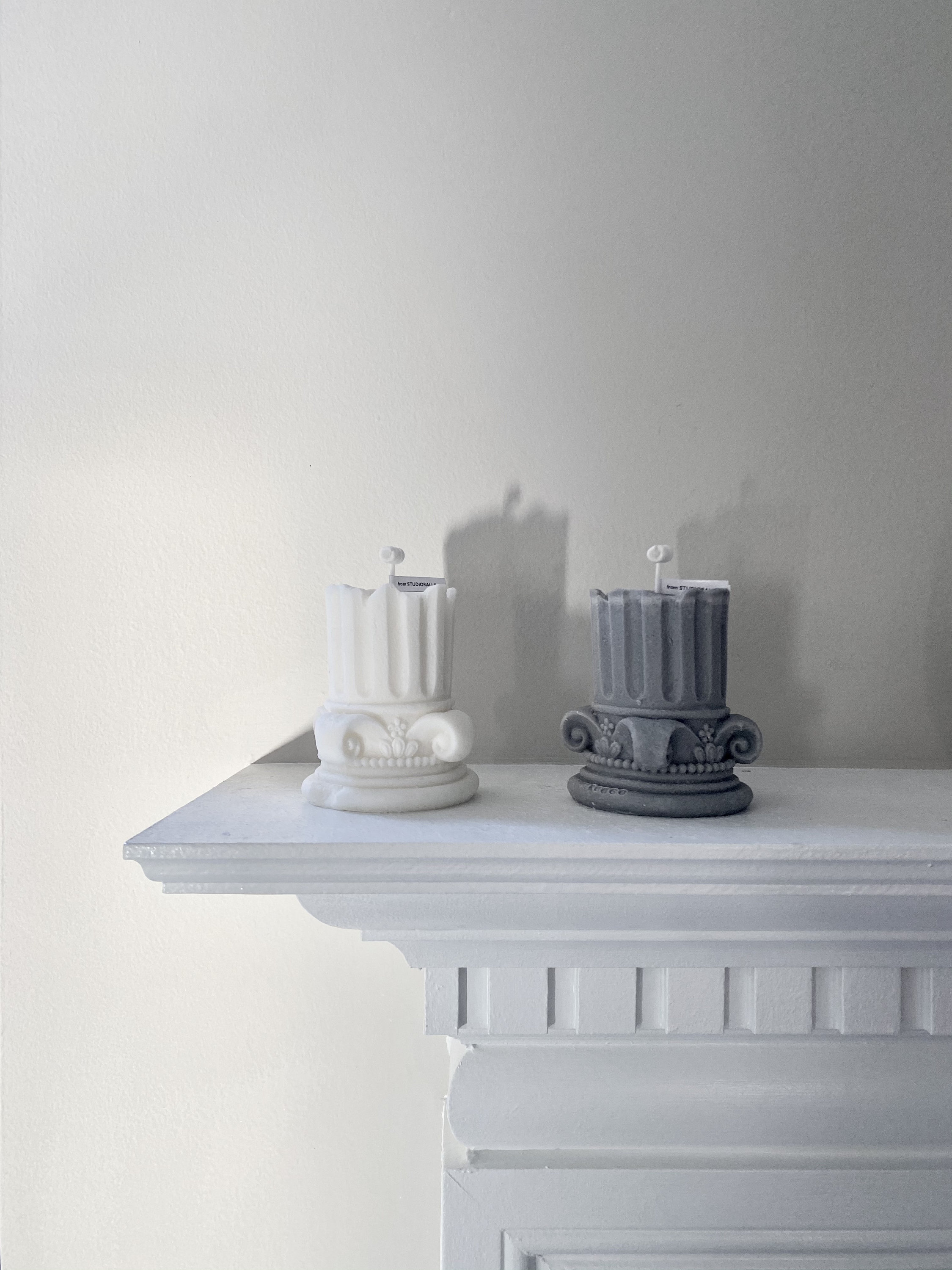 Antique Column Candle Column Pillar Candle Classic Candle - Etsy