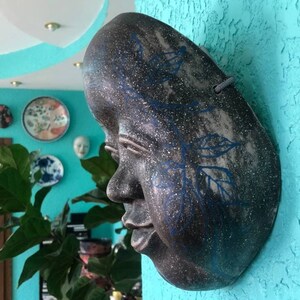 Hand-painted Otafuku Okame Clay Mask, Ceramic Uzume Women Mask - Etsy