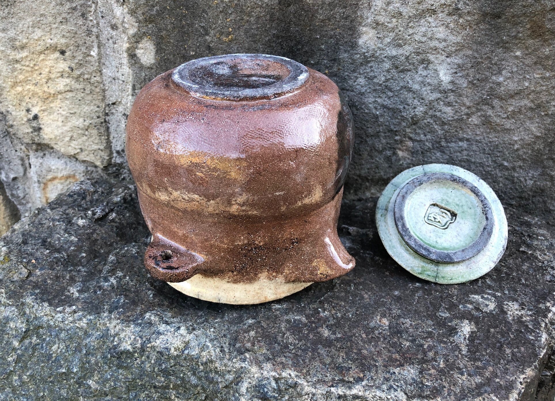 RAKU Mizusashi Container Water Container for Tea Ceremony | Etsy