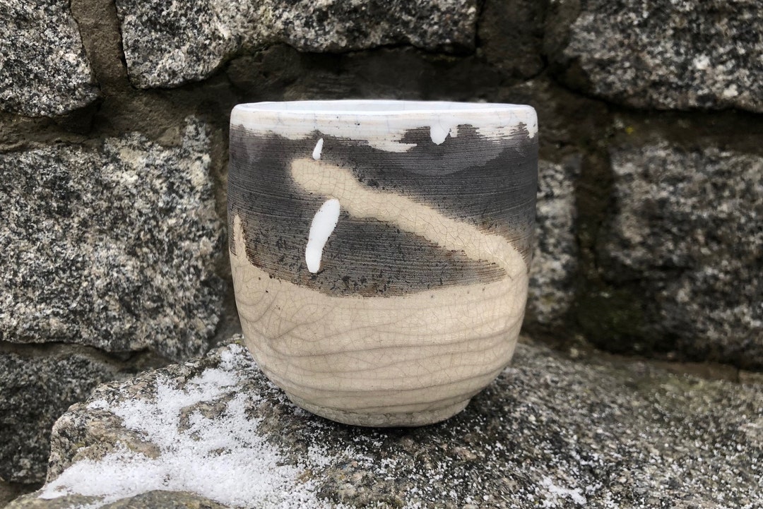 RAKU Jumbo Cup, Coffee Cup, Cappuccino Cup, Tea Cup - Etsy