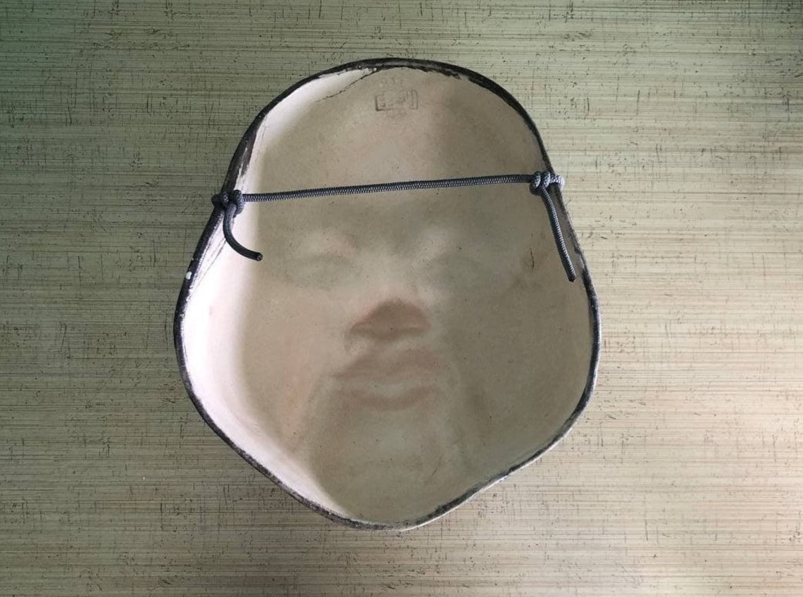 Hand-painted Otafuku Okame Clay Mask Ceramic Uzume Women Mask - Etsy