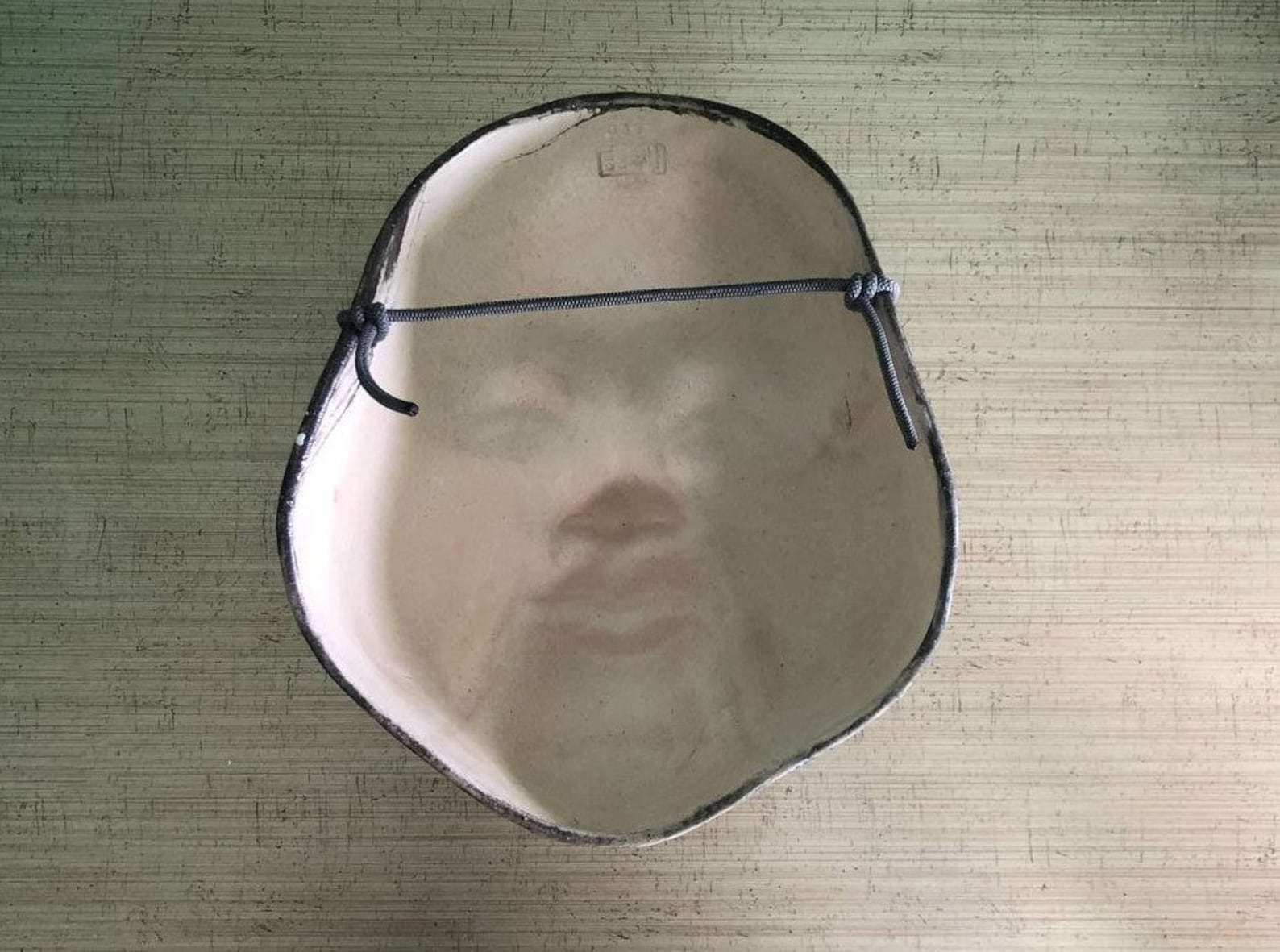 Hand-painted Otafuku Okame Clay Mask, Ceramic Uzume Women Mask - Etsy