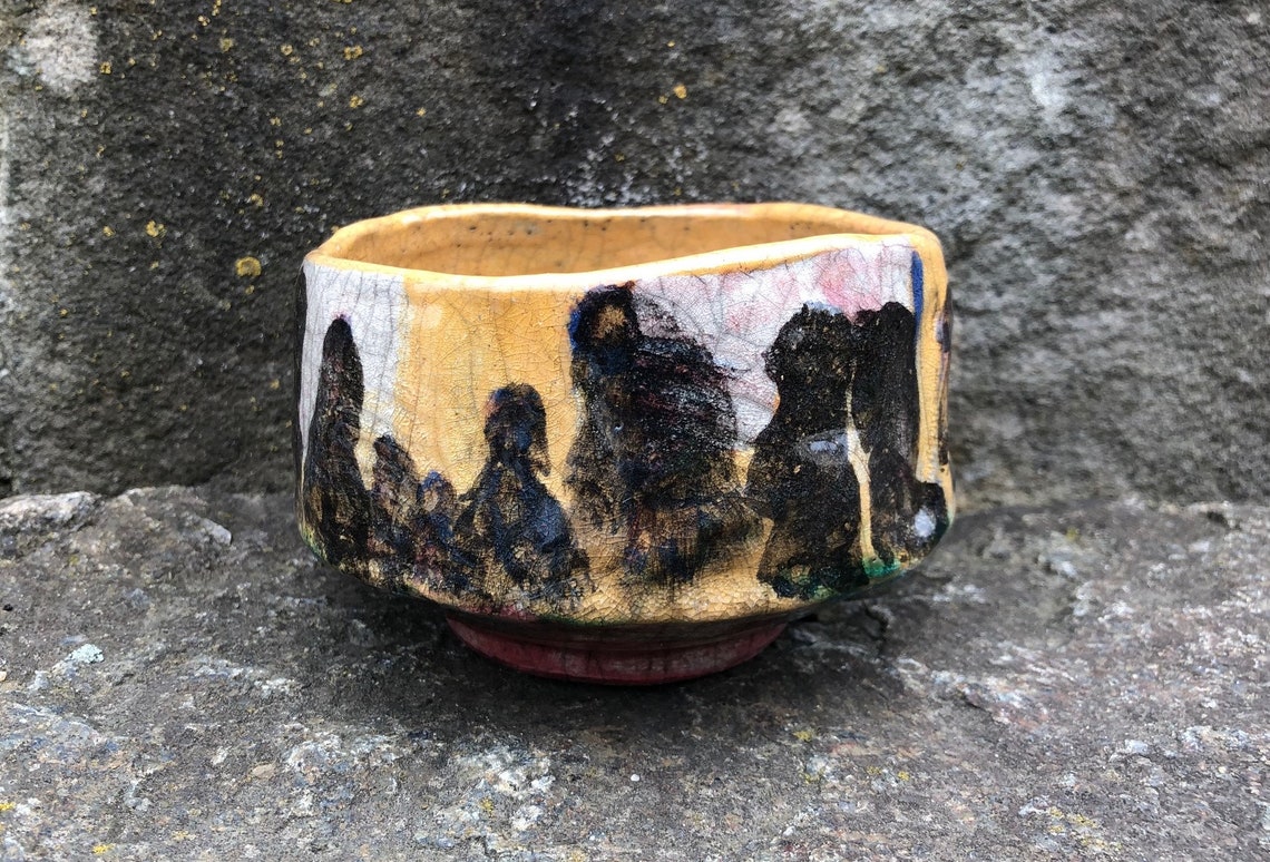 Raku Matcha Chawan, Traditional Japanese Tea Ceremony Bowl, Raku Matcha ...