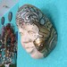 RAKU Otafuku Okame Clay Mask, Ceramic Uzume Women Mask - Etsy