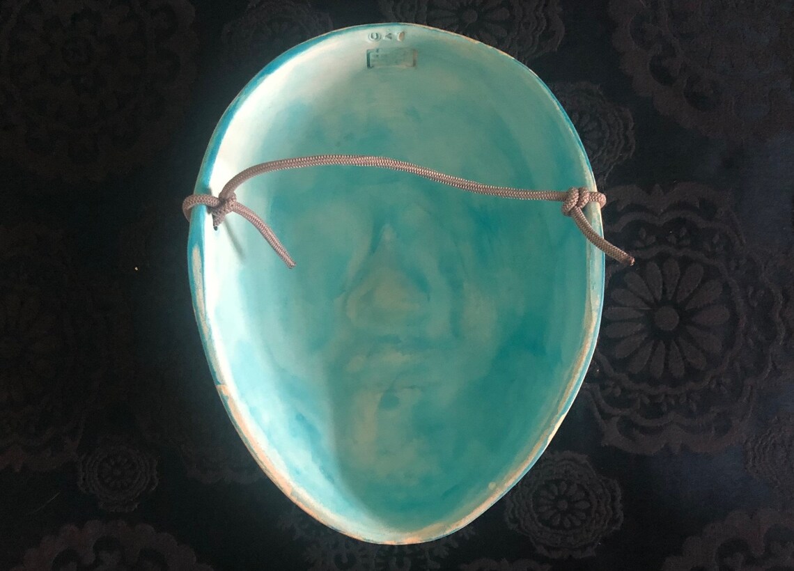 Hand-painted Ceramic mask DOJI mask Japanese ceramic mask | Etsy