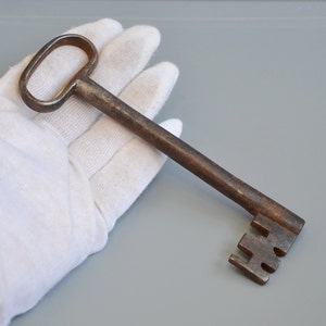 Large Ancient Medieval Iron Key. Vintage Key. Meieval Key. Middle Age ...