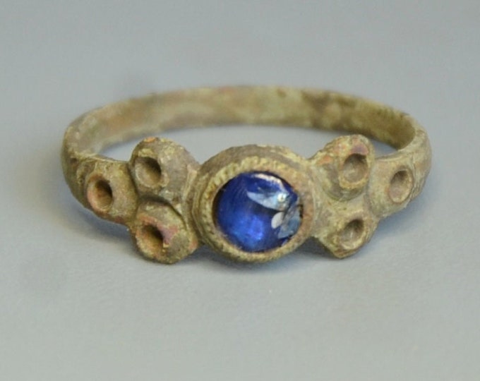 Ancient Medieval Ring With Stone / Middle Age Ring / Vintage - Etsy