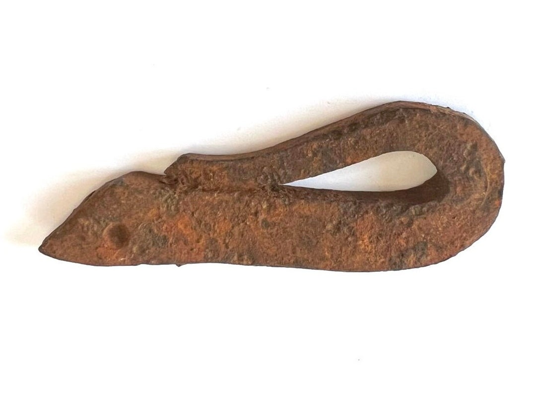 Ancient Iron Fire Striker Viking Era 10th 12th Century. Viking Artifact ...