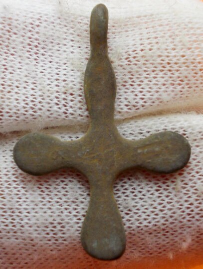 Ancient Viking cross pendant with enamels. Viking cross with | Etsy