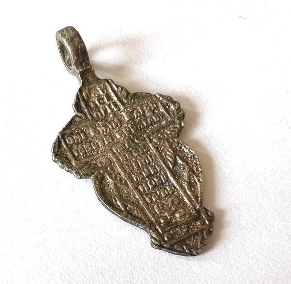 Ancient Medieval silver cross / Medieval artifact / M… - Gem