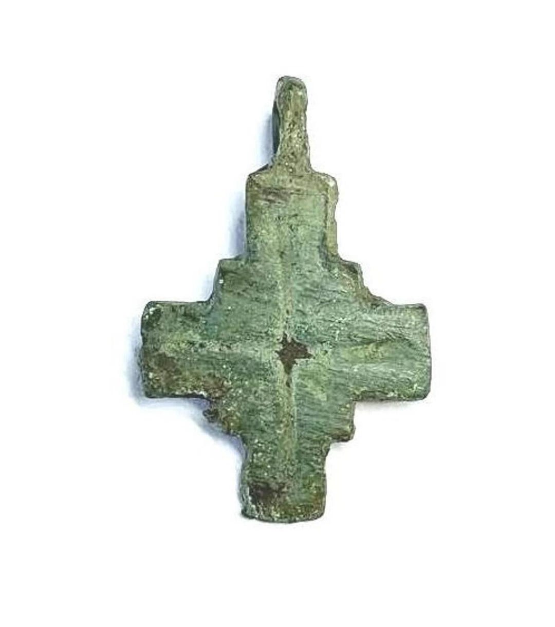 Ancient Medieval Viking Bronze Cross Pendant. Viking Artifacts ...