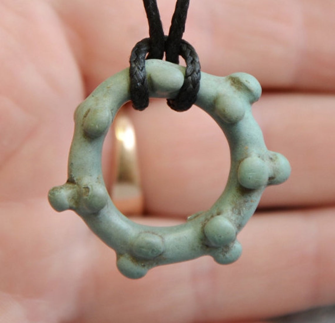 Ancient Celtic Ring money pendant / Antique Druid Artifact / | Etsy