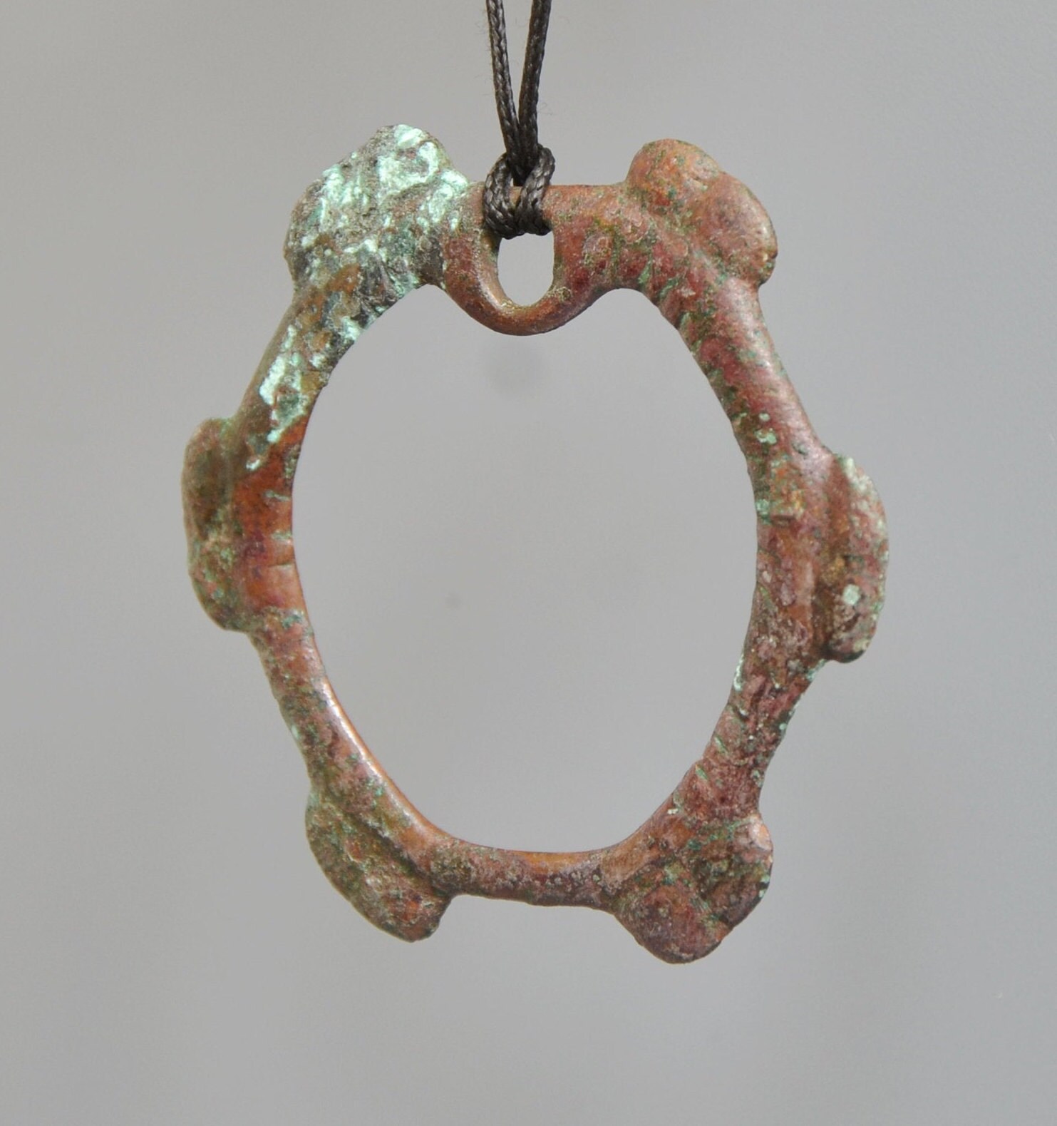 Ancient Celtic Large Ring money pendant / Antique Druid | Etsy