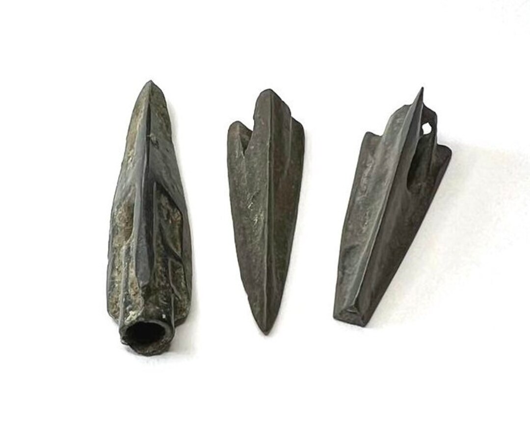 3 Ancient Celtic Battle Arrowheads / Celtic Artifact / Ancient Arrowhead / 4th 2nd Century BC - Etsy