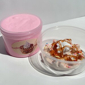 Funfetti Waffle DIY Slime Cake Scented Clay Sprinkles Asmr Stress ...