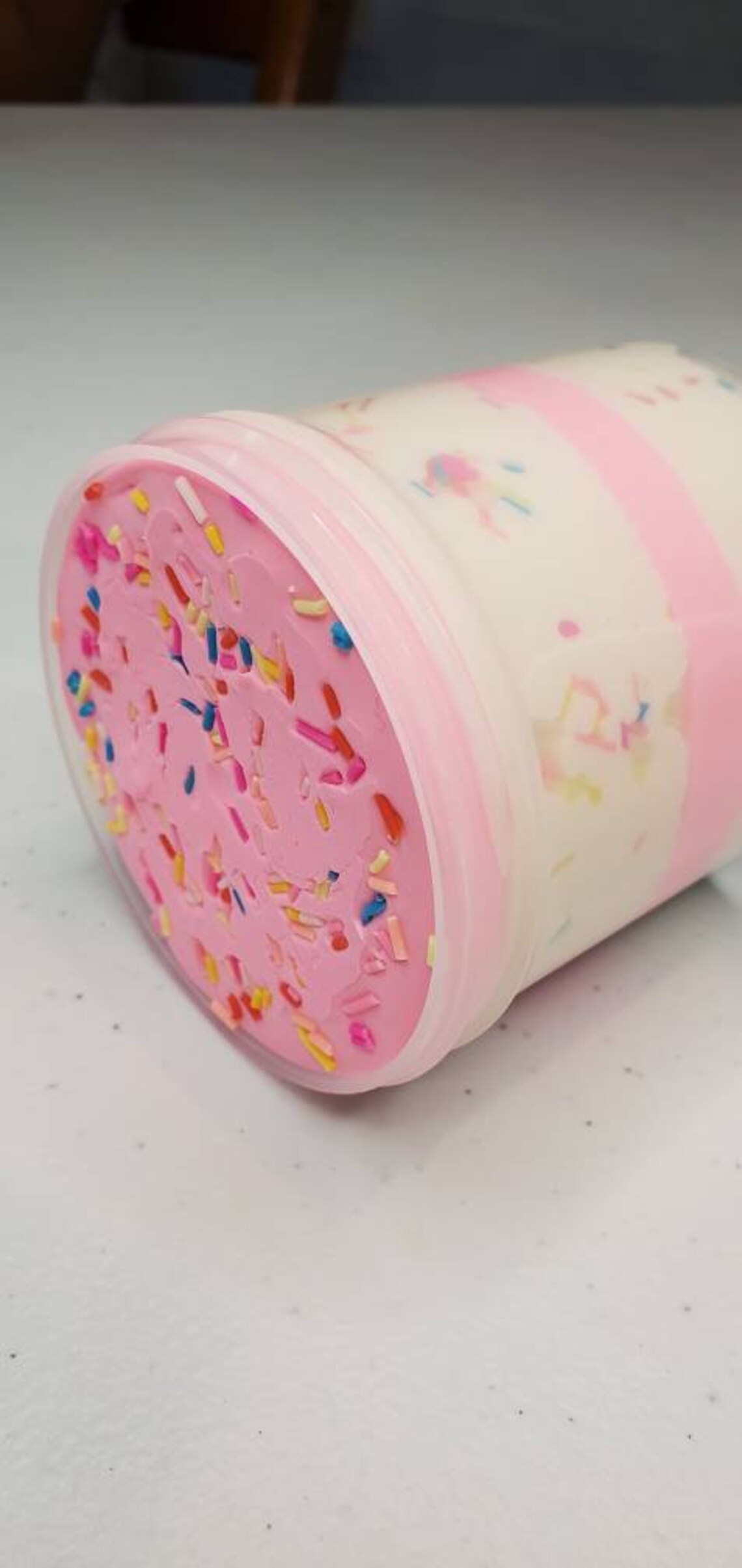 A Slice of Cake cloud creme slime scented birthday cake kawaii | Etsy