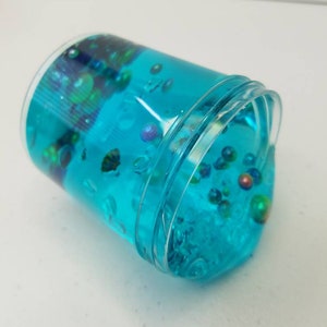 Atlantis Clear Slime / kawaii seashell glitter / unscented / | Etsy