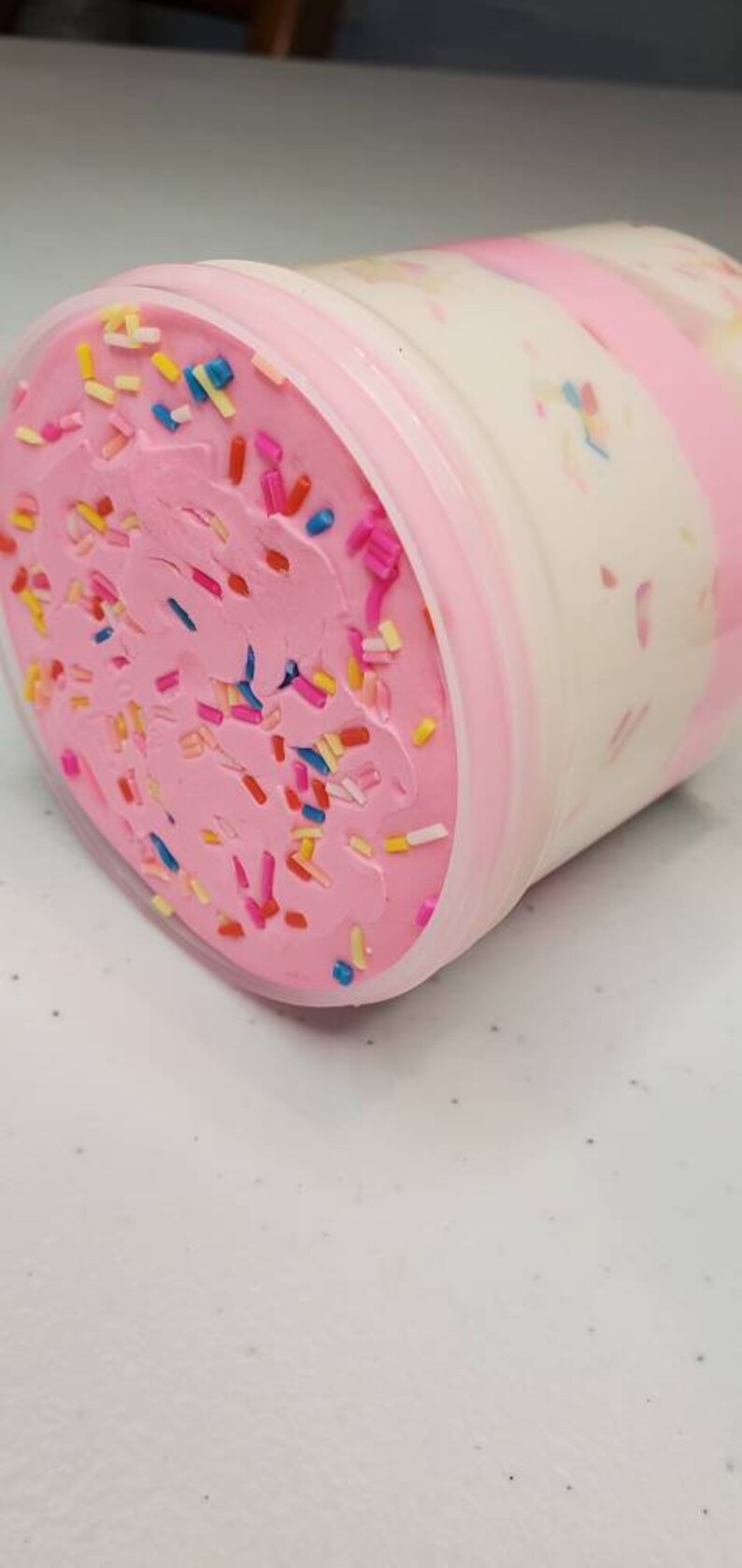 A Slice of Cake cloud creme slime scented birthday cake kawaii | Etsy