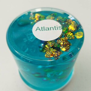 Atlantis Clear Slime / kawaii seashell glitter / unscented / | Etsy