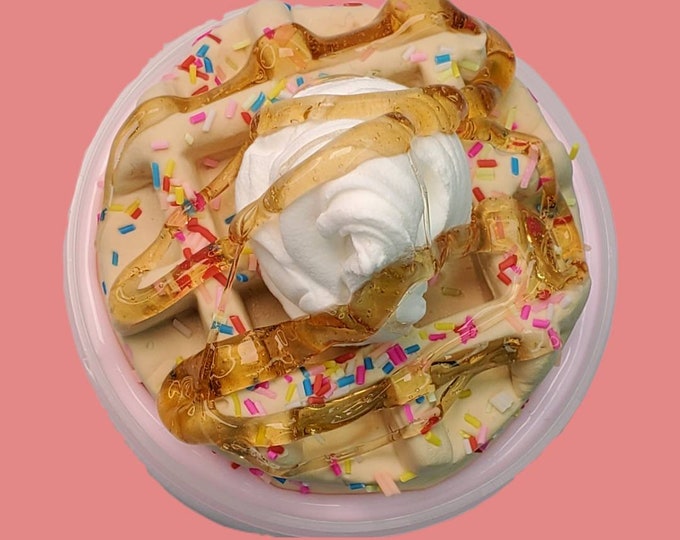 Funfetti Waffle DIY Slime Cake Scented Clay Sprinkles Asmr | Etsy