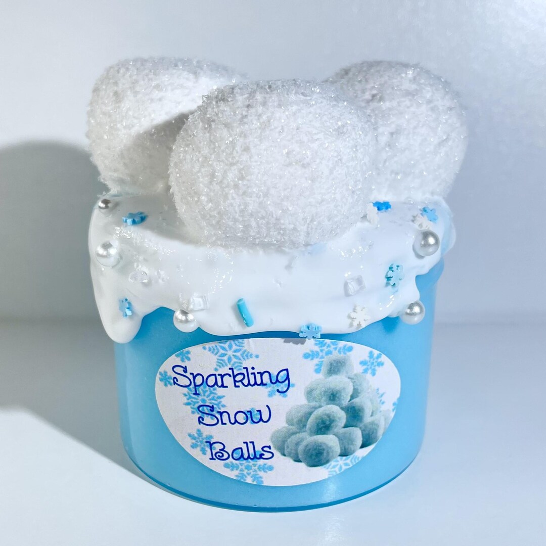 Sparkling Snowballs DIY Jelly Slime Hanukkah Christmas Slime Great Gift ...