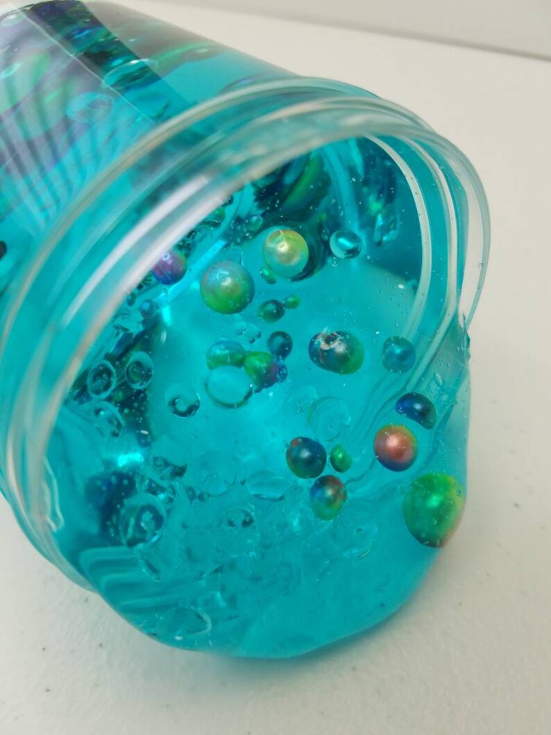 Atlantis Clear Slime / kawaii seashell glitter / unscented / | Etsy