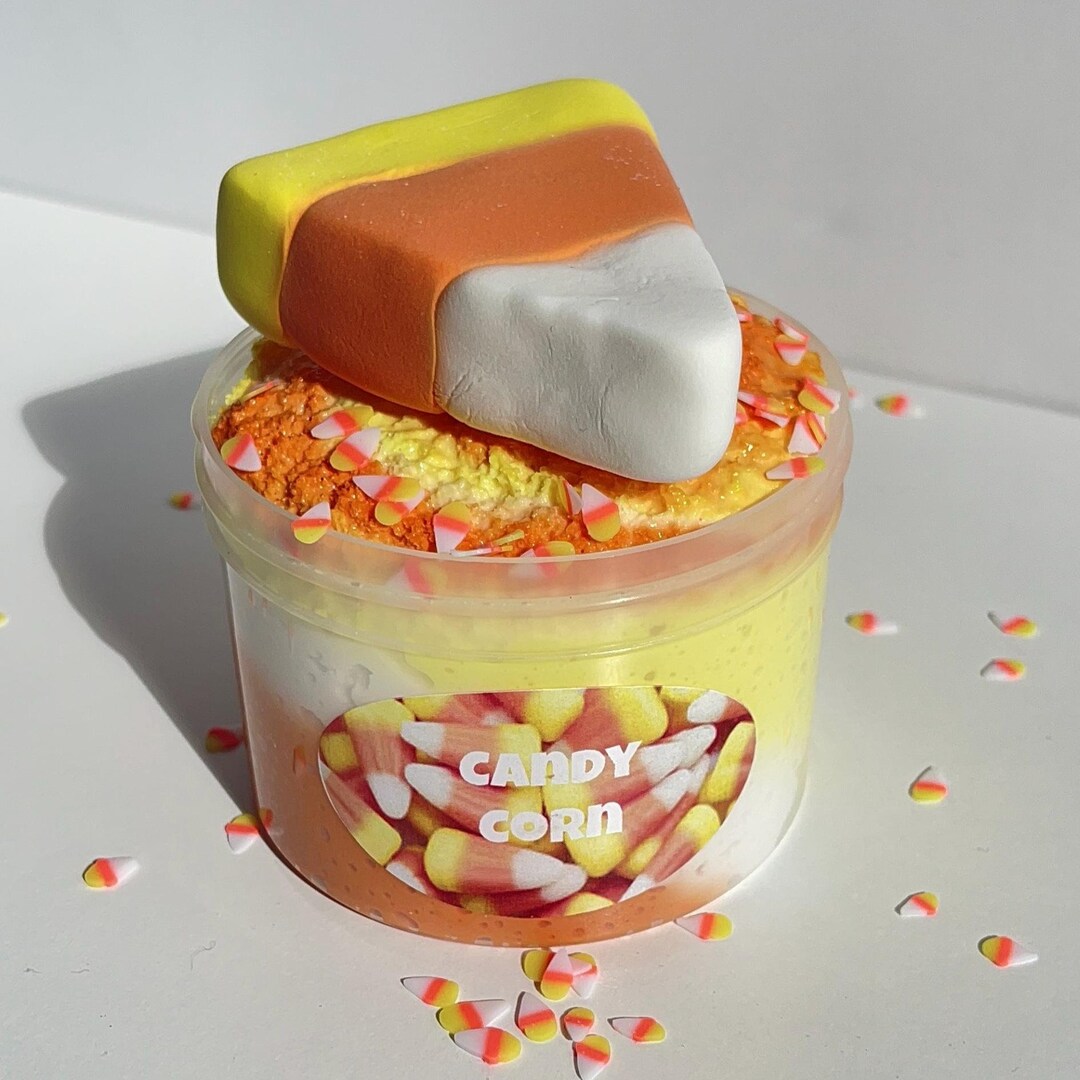 Candy Corn Scented Snowfizz Slime: DIY Crunchy Slime Kit - Etsy