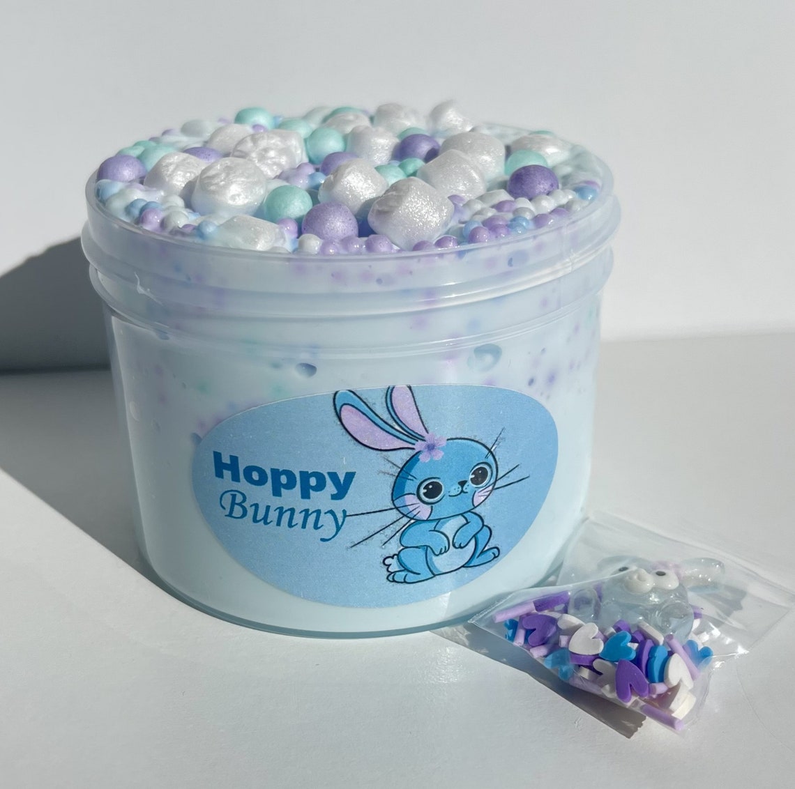 Hoppy Bunny Floam Slime Crunchy Sensory Cognitive Play Craft Gift ...