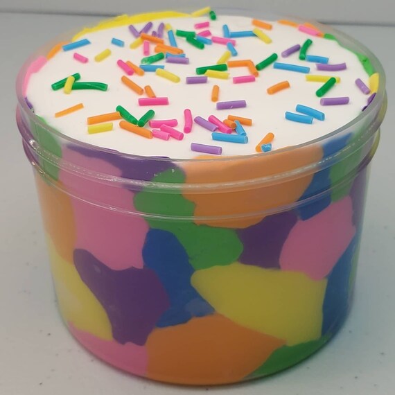 Abstract Art Slime Fun Stress Relief Scented Clay Thick and | Etsy