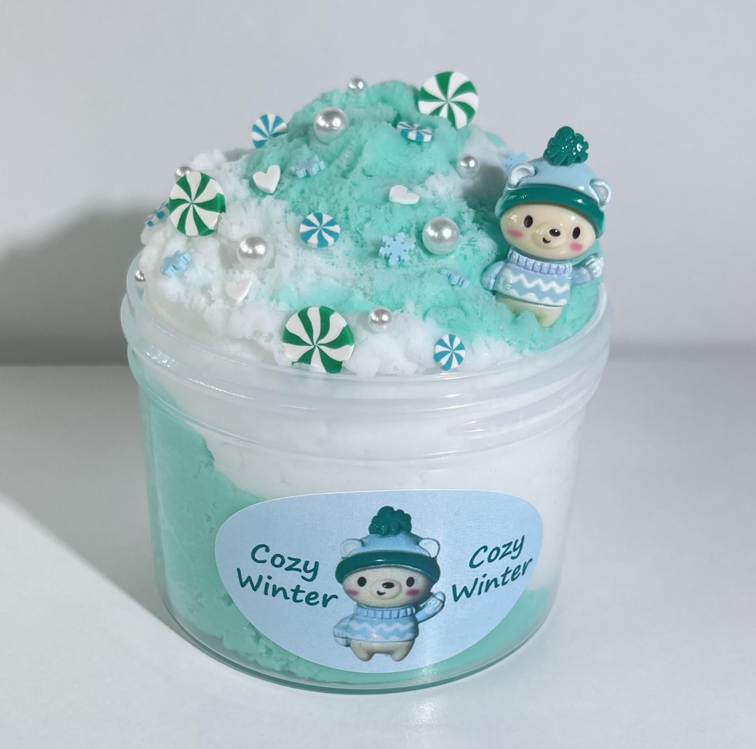 Cozy Winter Cloud Creme Slime Fluffy Sensory Play Great Gift Idea for ...