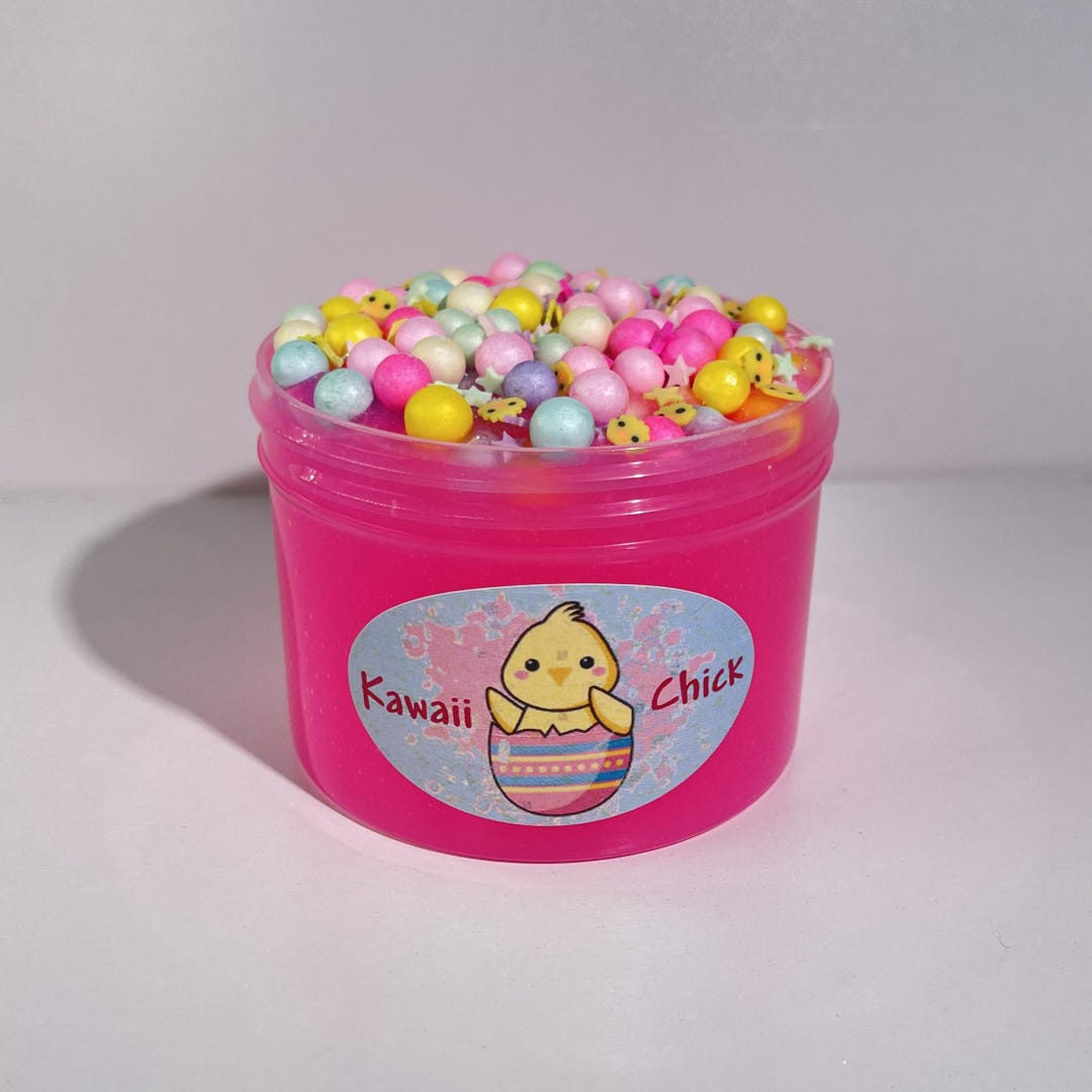 Kawaii Chick Jelly Scented Slime Easter Gift Basket Gift Idea for Kids ...