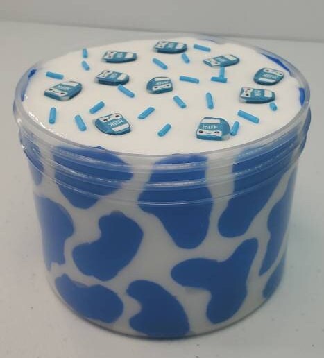Blue Cow Milk Slime Scented Clay Mixing Fun Toy Stress Relief - Etsy
